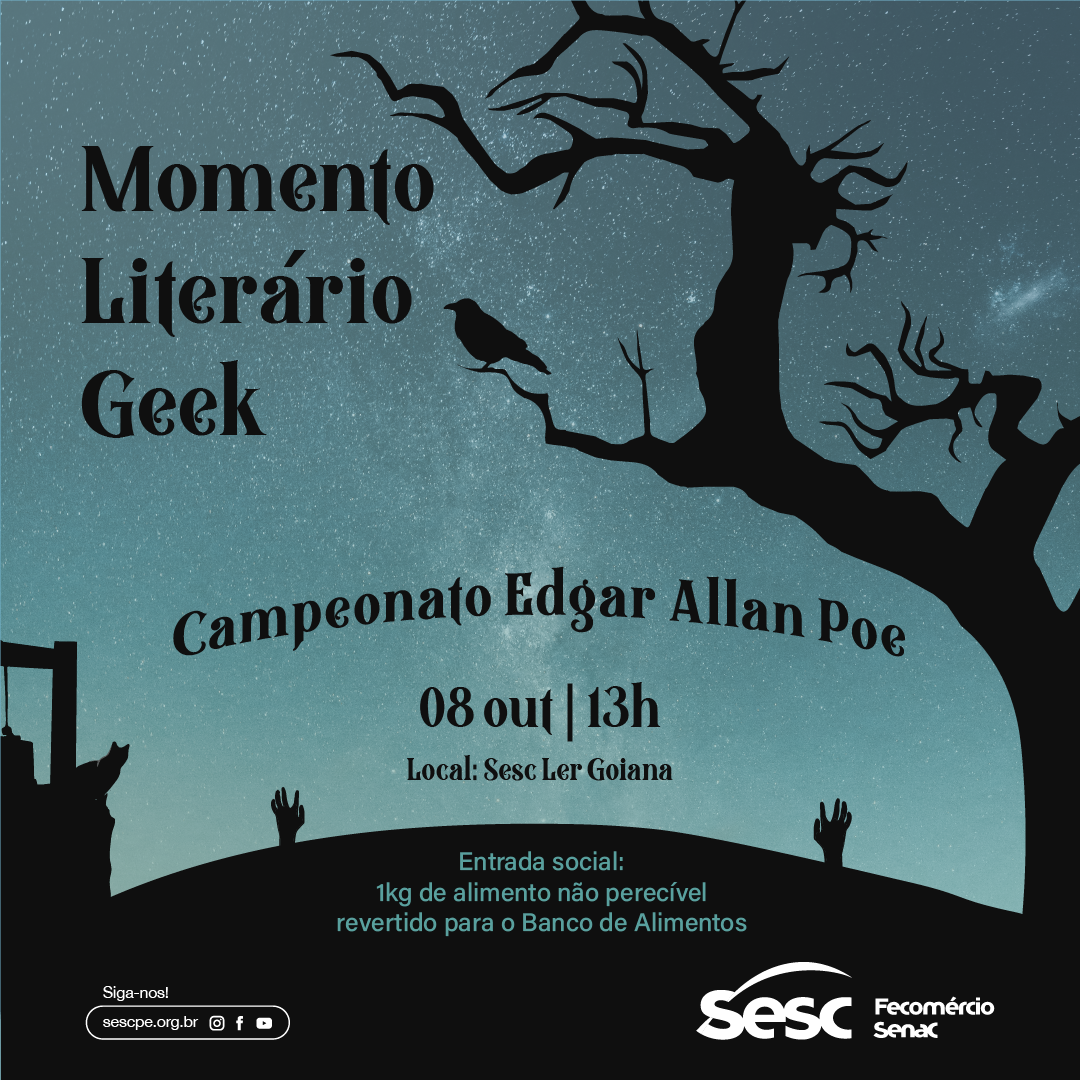 Peça teatral “Família Adams ” e o Campeonato Edgar Allan Poe são ...